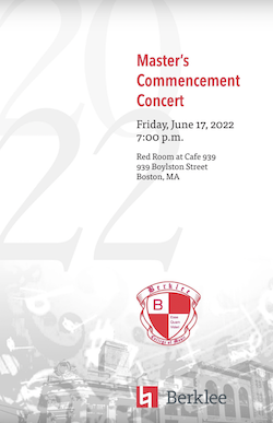 Berklee Boston Master's Commencement 2022 | Berklee College of Music