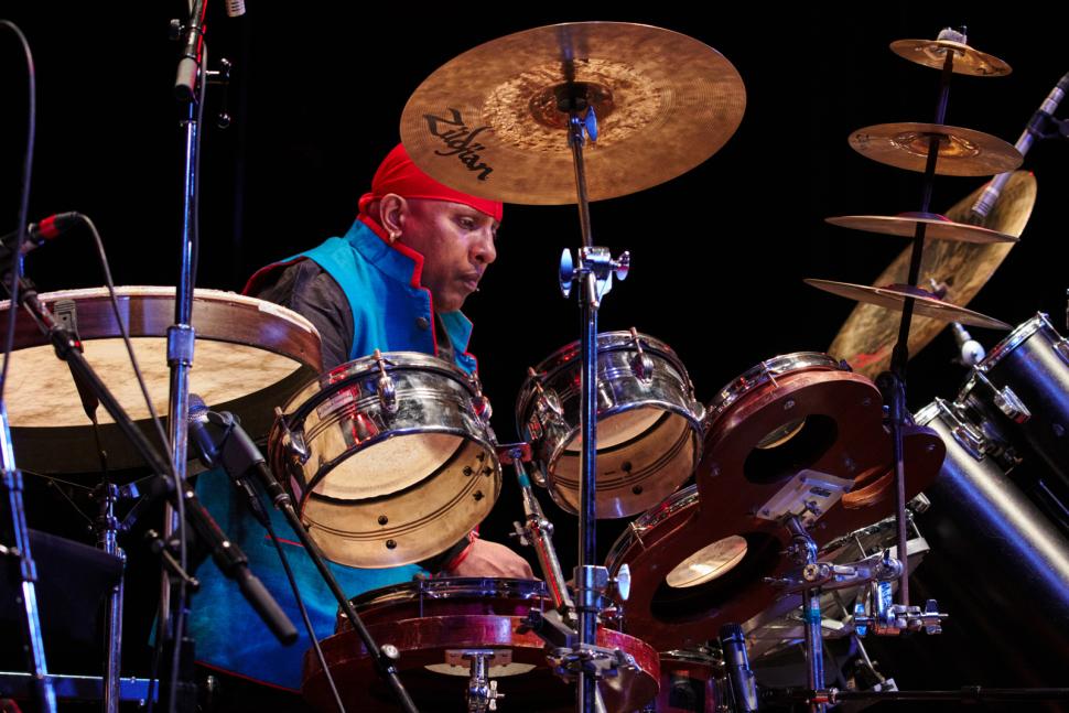 Sivamani Inspires as Guest Artist at Berklee Percussion Weekend | Berklee
